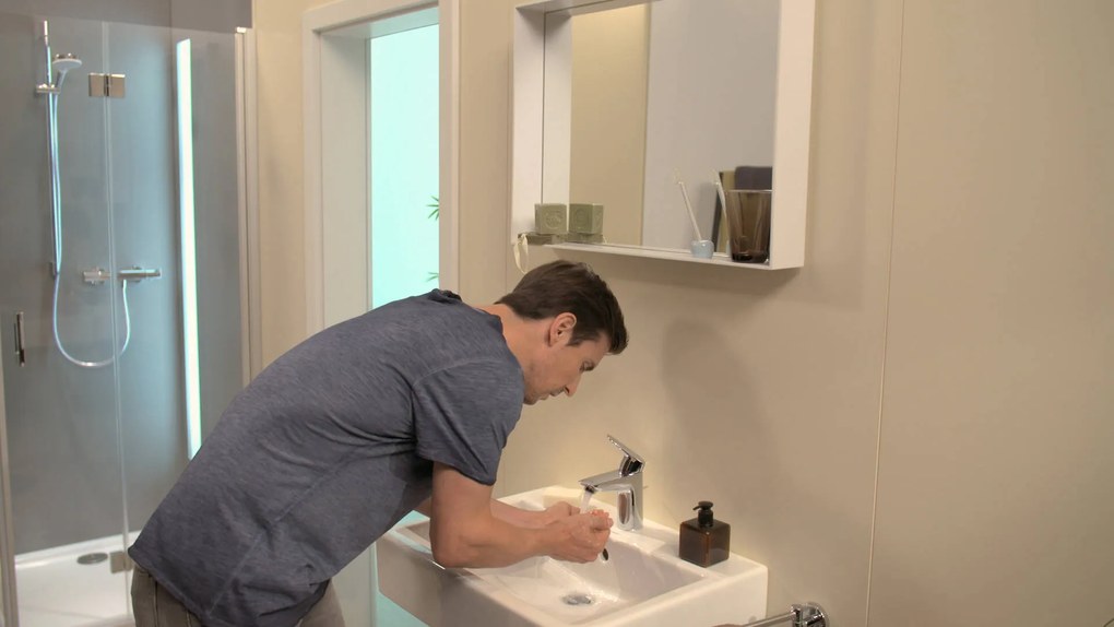 Hansgrohe Logis, páková umyvadlová baterie 100, s odtokovou soupravou, chromová, 71100000