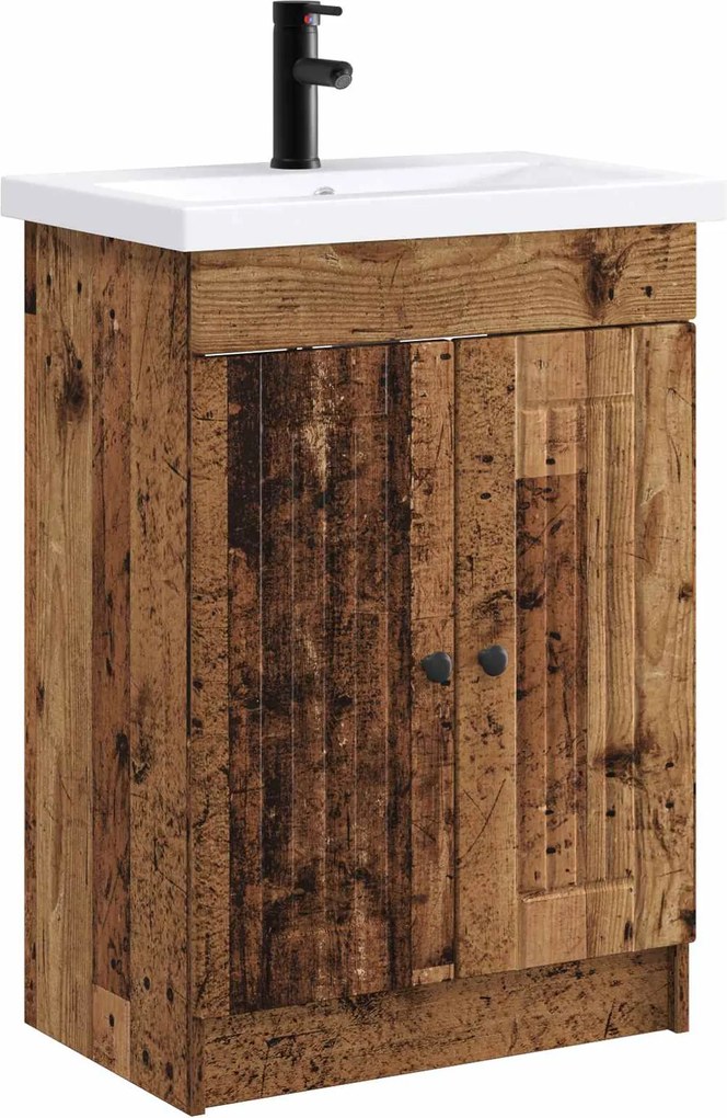 Sada koupelnového nábytku Staré dřevo 78,5 x 37,5 x 81 cm 3404202