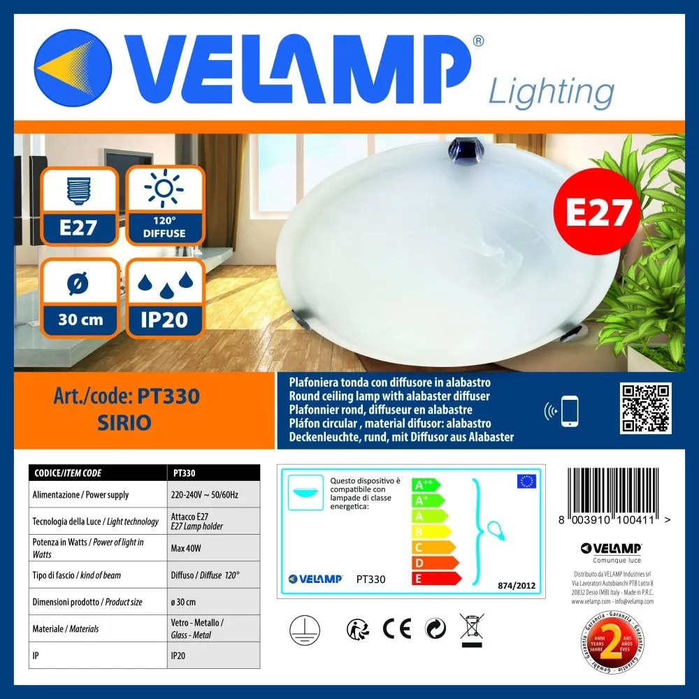 VELAMP Stropní svítidlo PT330