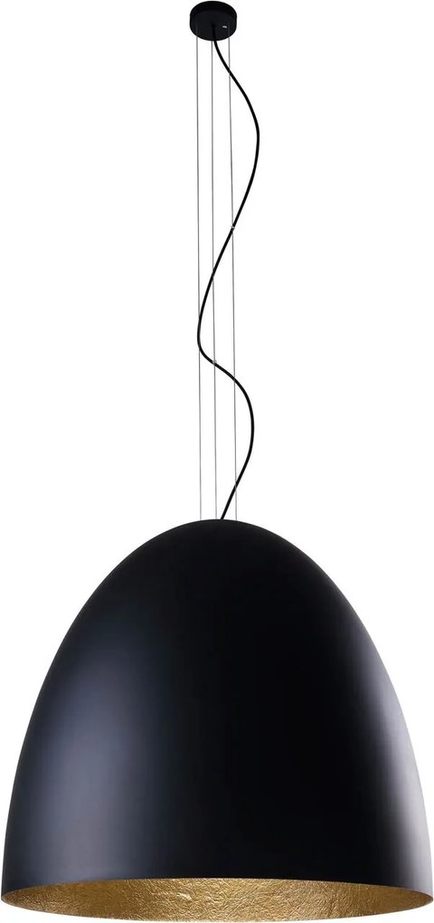 Závěsné moderní osvětlení EGG XL, černozlaté Nowodvorski EGG XL 9026