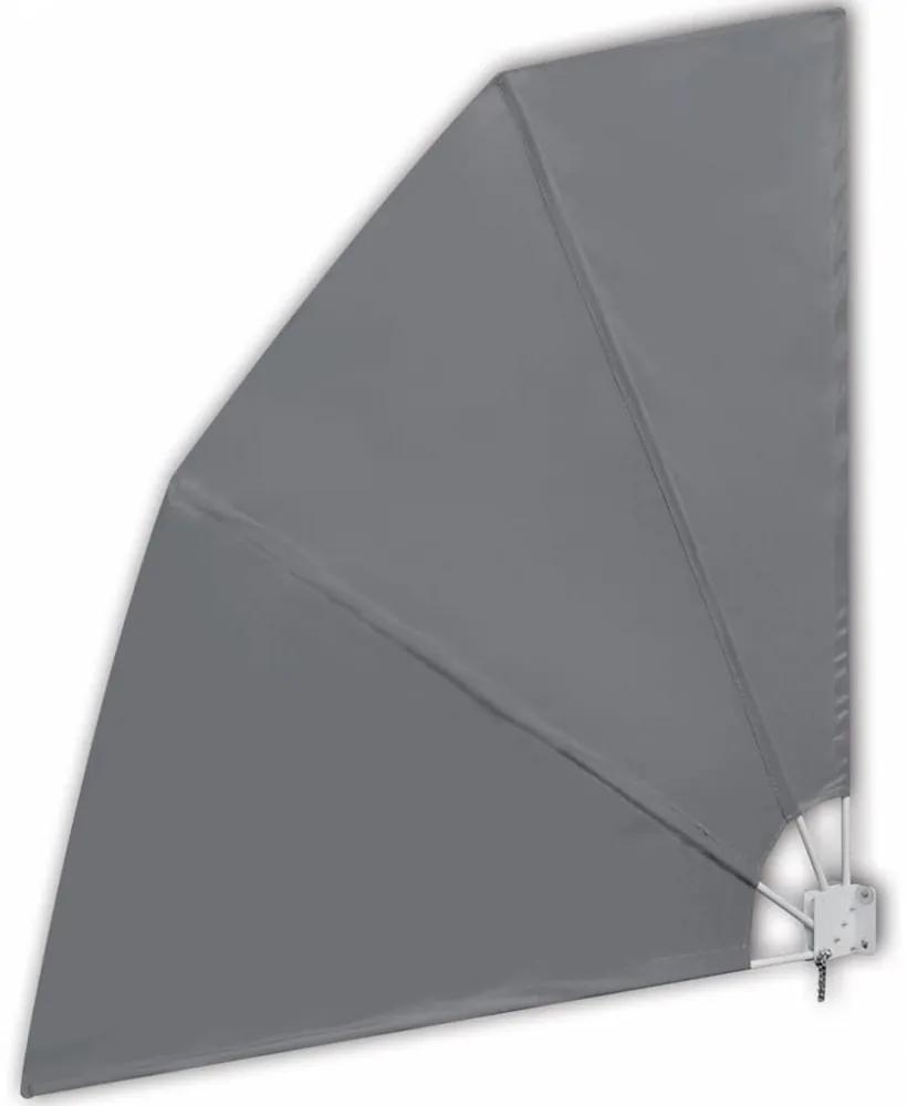 Skládací zástěna proti větru 210 x 210 cm Cihlová