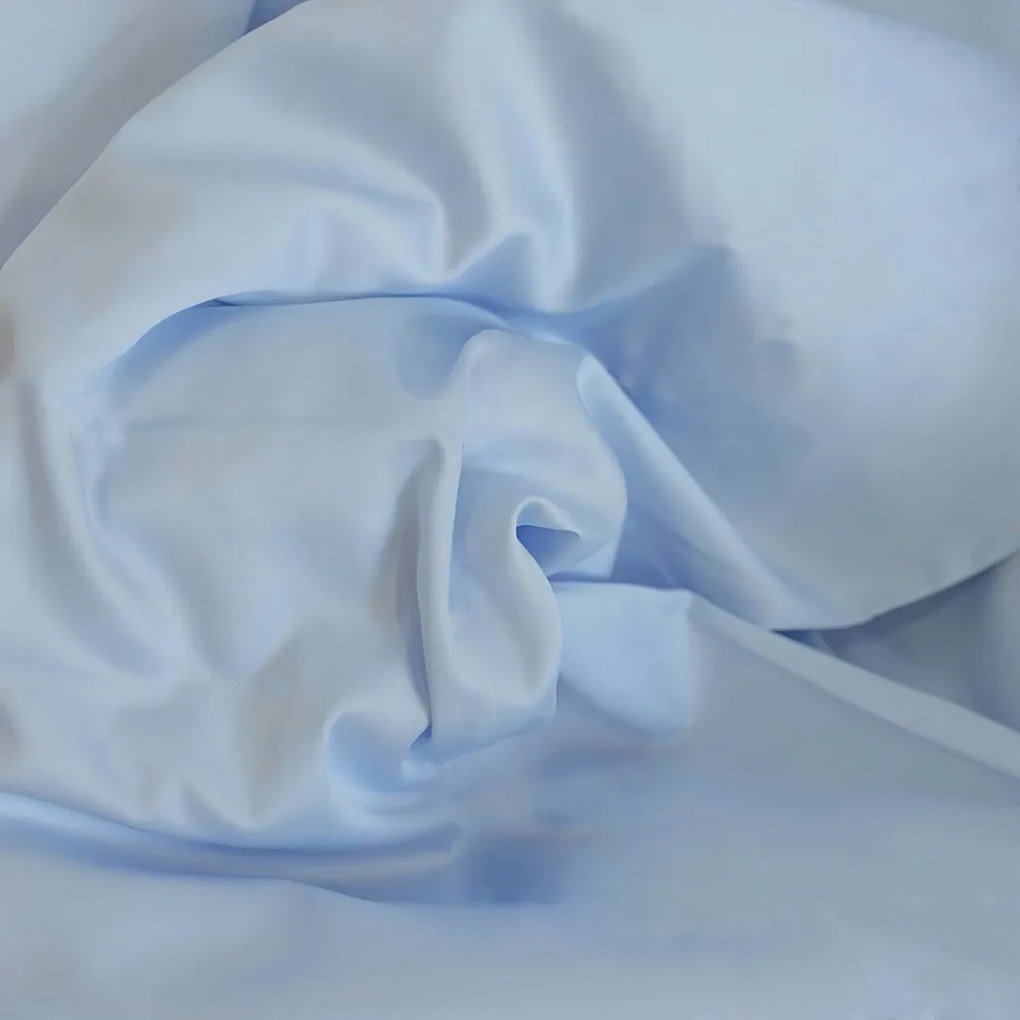 HEDDA Bavlněné povlečení Laila světle modré - set 100x135 cm + 40x60 cm