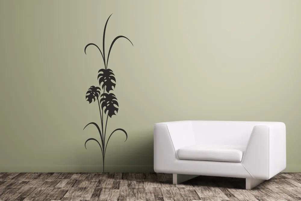 WALLVINIL Samolepky na zeď - Vysoká tráva Barva: Zelená světlá, Velikost: 150x48 cm