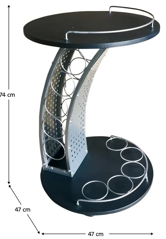 Servírovací vozík ALADAR Tempo Kondela