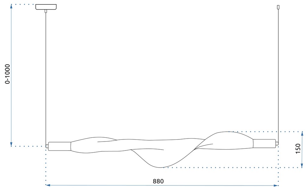 Toolight Toolight, LED stropní svítidlo APP1445-CP, bílá-zlatá, OSW-07983