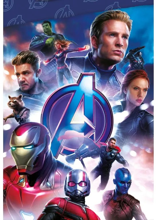 DĚTSKÉ POVLEČENÍ AVENGERS POWER 140x200 / 70x90 cm