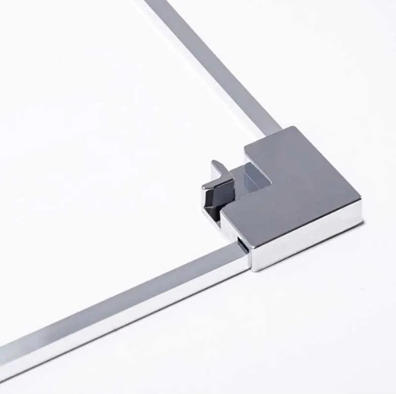 BPS-koupelny Čtvercový sprchový kout HYD-SK90B 90x90 chrom/transparent - bez vaničky