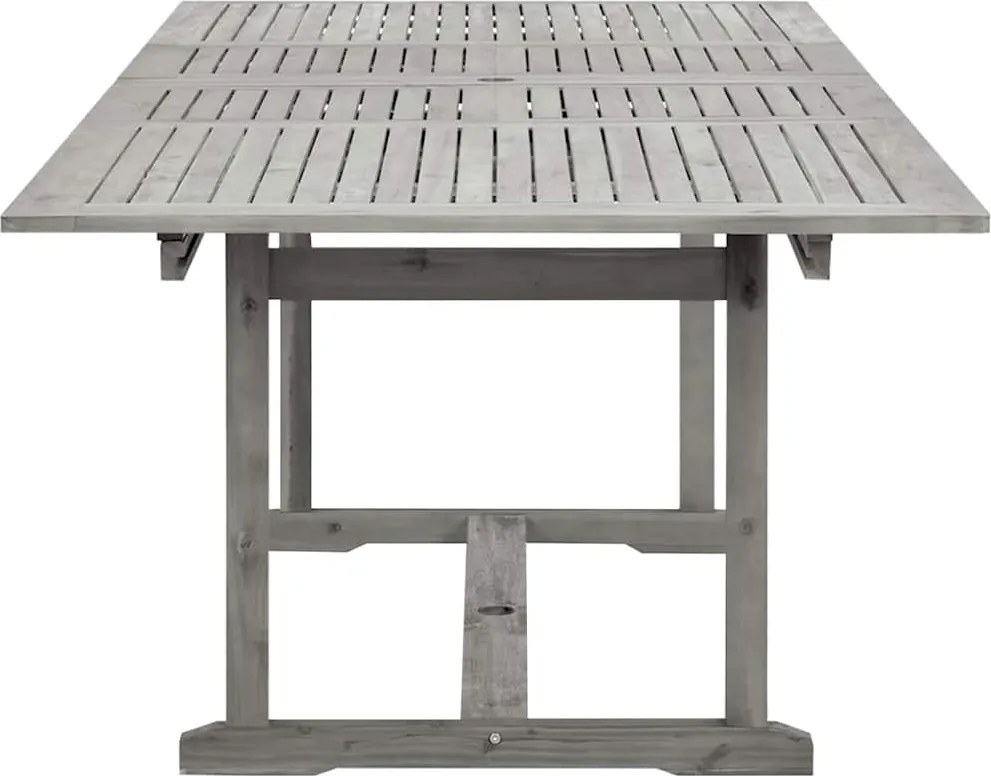 Zahradní jídelní stůl (160–240) x 100 x 75 cm masivní akácie 316573