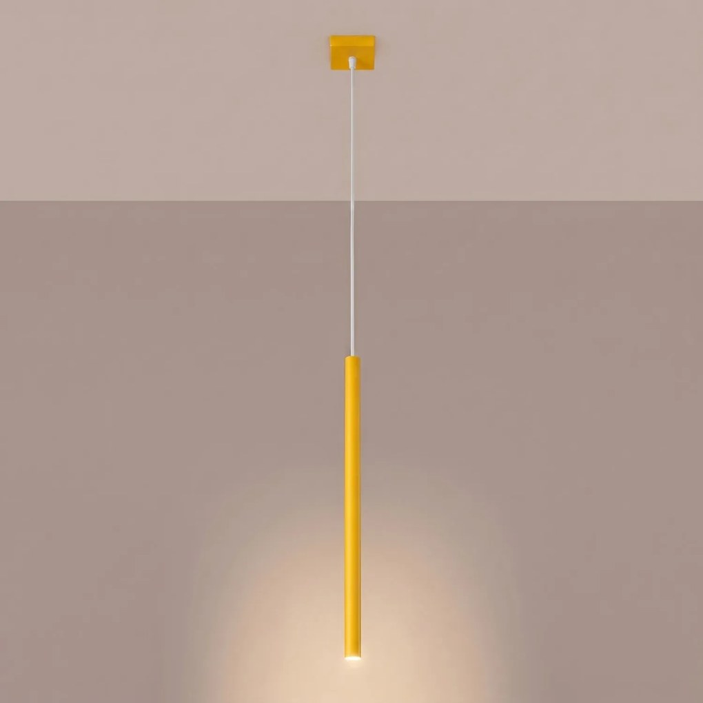 Sollux Lighting Závěsné svítidlo PASTELO 1 žluté