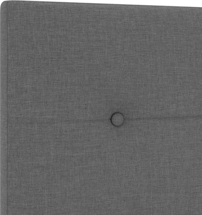 Výškově nastavitelné čelo postele Tmavě šedá 100 cm textil 3337809