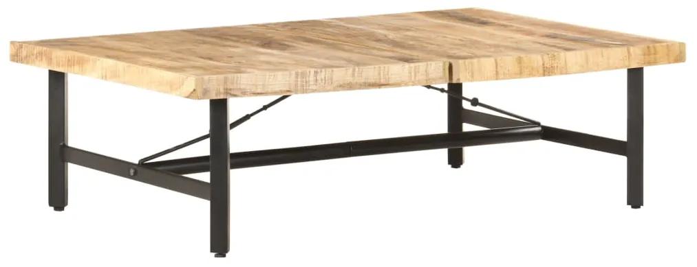 Konferenční stolek 142 x 90 x 42 cm masivní mangovníkové dřevo - Default Title