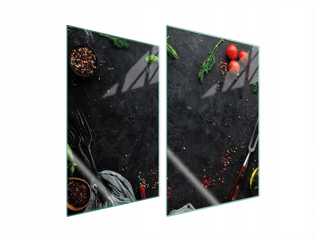 Skleněná Ochranná Deska Do Kuchyně 2x35x52 Břidlice Tvrzené Sklo