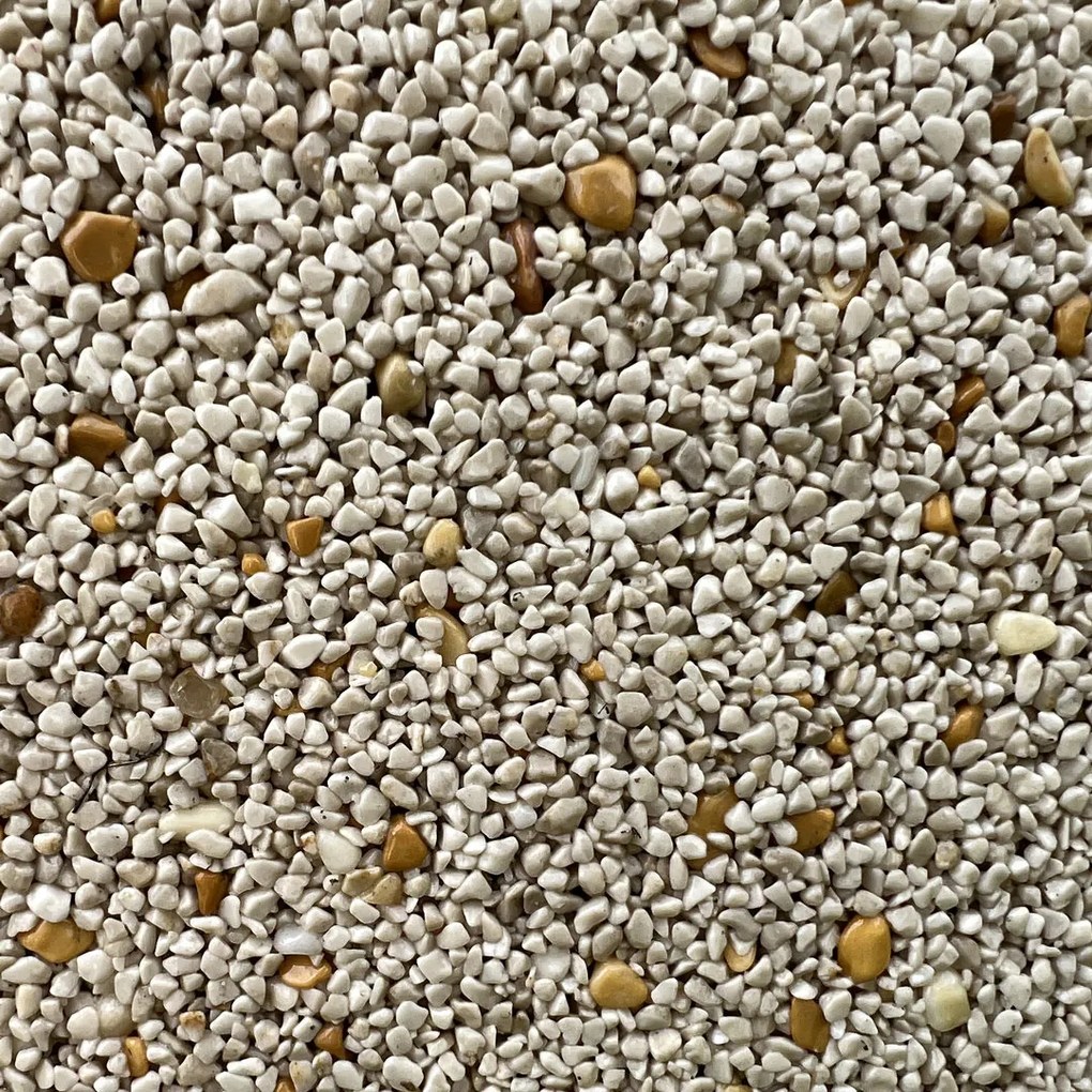 Báča Beton Kamenný koberec na podlahu Bergamo Frakce: Kombinovaná (1 – 8 mm), vydatnost setu 1,8 m², Doporučené použití v: interiéru - dvousložková epoxidová pryskyřice