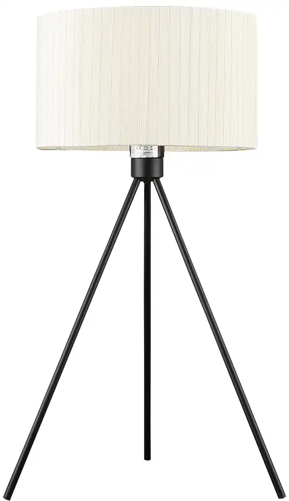 CLX Designová stolní lampa trojnožka ROMAN, 1xE27, 60W, krémová 41-74027 |  BIANO
