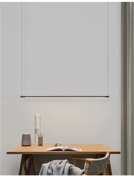 LED lustr Elettra 120 černé