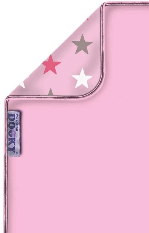 Dooky deka Blanket Baby Pink / Pink Stars