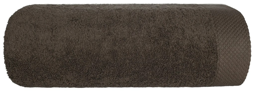 Bavlněný froté ručník BOHO 70x140 cm hnědý