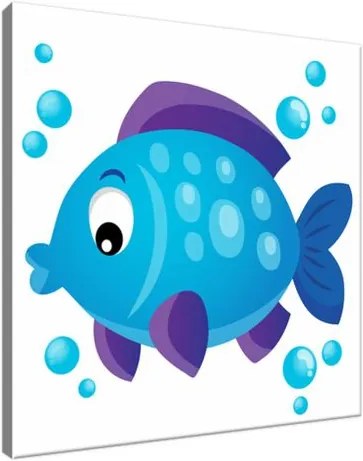 Tištěný obraz Modrá rybka 30x30cm 3093A_1AI