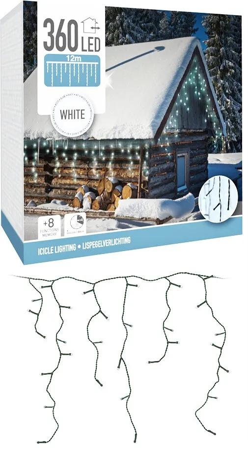 HOMESTYLING Světelný řetěz vánoční 360 led žárovek bílý KO-AX8450310