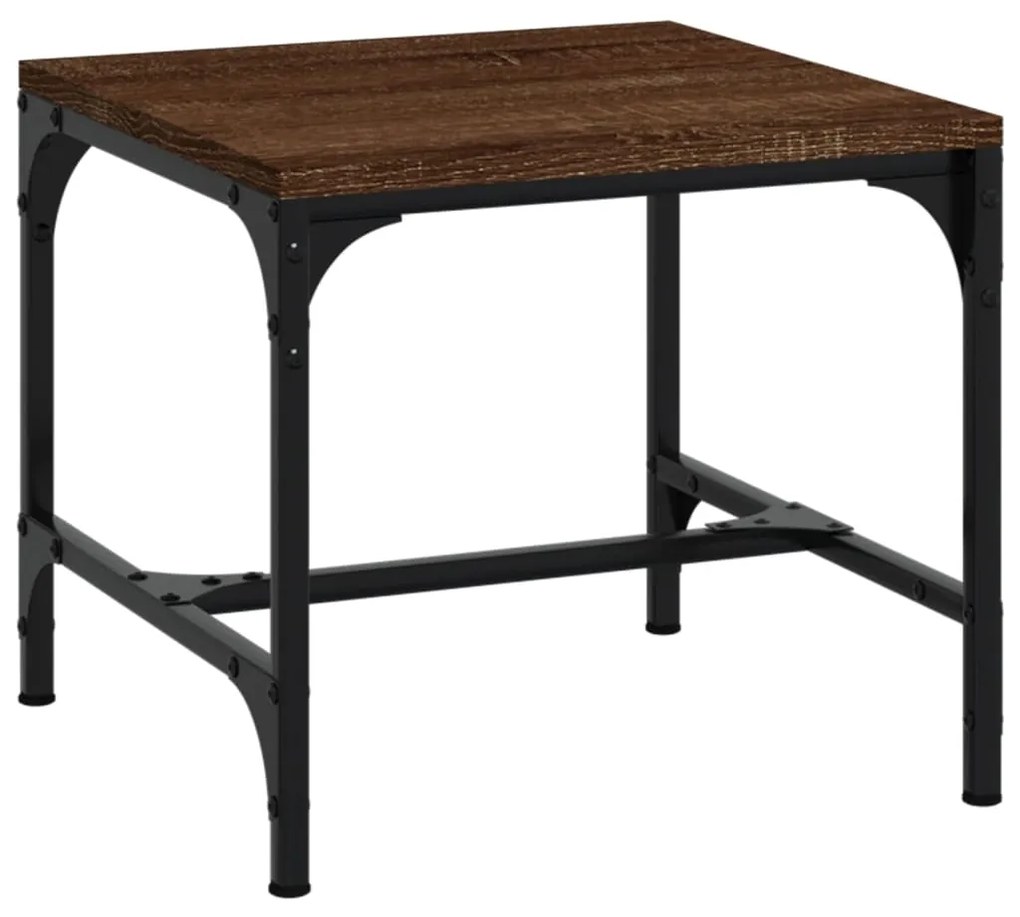 819410 vidaXL Odkládací stolek hnědý dub 40x40x35 cm kompozitní dřevo