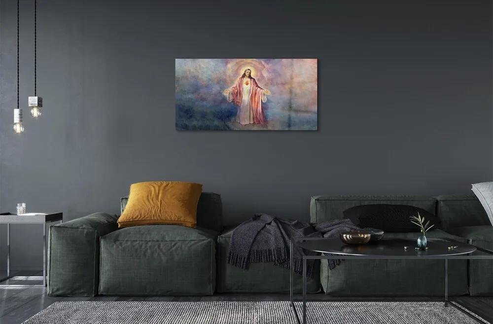 Obraz na skle Ježíš 120x60 cm