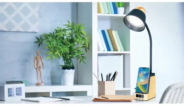 Immax 09000L - LED+CCT Stm stolní lampa s bezdr nab QI IDEAL LED/8W/230V béžová