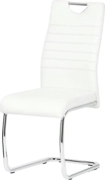 Sconto Jídelní židle BONNIE CAP bílá