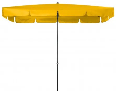 Naklápěcí slunečník Doppler SUNLINE WATERPROOF 260 x 150 cm- žlutý