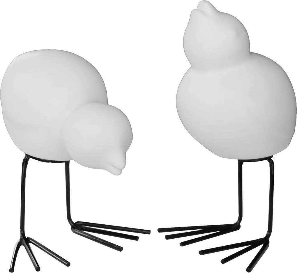 DBKD Easter Bird, set/2ks White