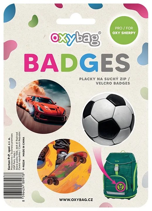 Karton P+P Set 4dílný Oxy Sherpy fotbal Oxybag