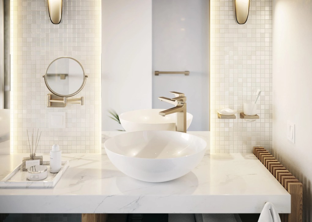 Hansgrohe AddStoris, miska na mýdlo, kartáčovaný bronz, HAN-41746140