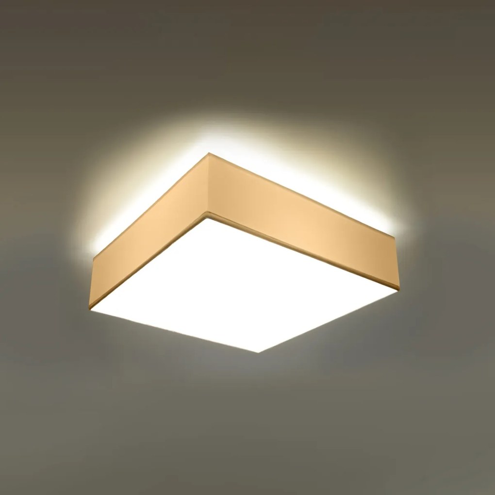 Stropní svítidlo Horus, 1x bílé plastové stínítko, (bílý plast), (35 cm)