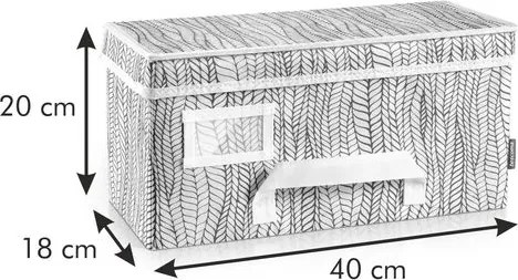 TESCOMA Krabice na oděvy FANCY HOME 40 x 18 x 20 cm, cappuccino