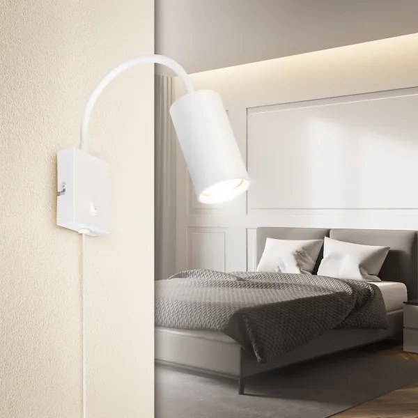 Brilagi - Flexibilní nástěnná lampa SELE 1xGU10/30W/230V bílá