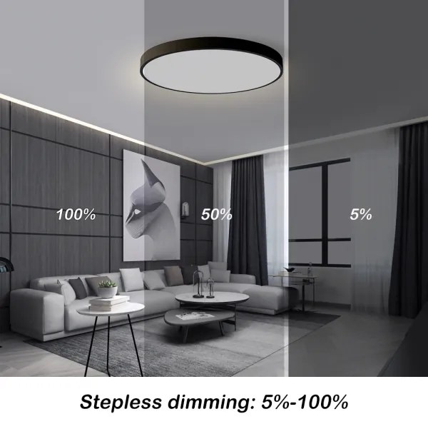 Brilagi - LED Stm. svít. POOL SMART LED/100W/230V pr. 80 cm Wi-Fi Tuya černá +DO