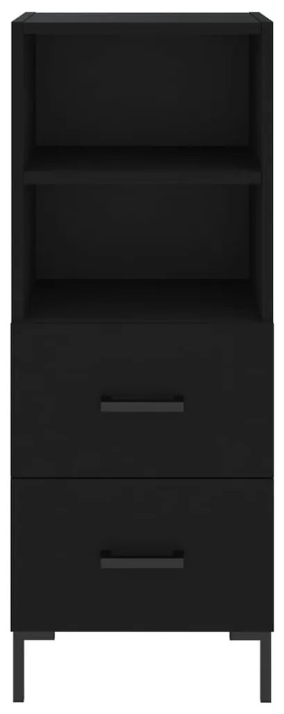 Skříň highboard černá 34,5 x 34 x 180 cm kompozitní dřevo,  3200258
