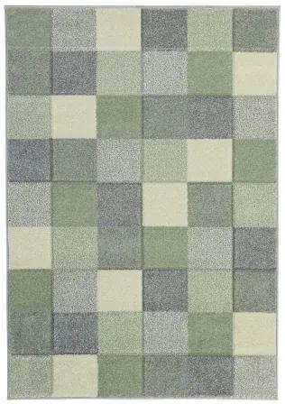 Koberce Breno Kusový koberec PORTLAND 1923/RT46, Zelená, Vícebarevné, 80 x 140 cm
