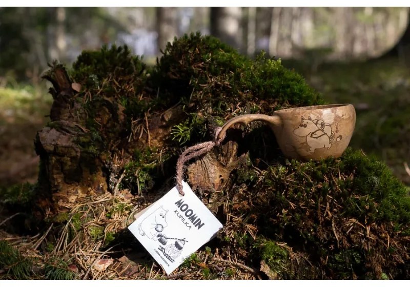 Hrnek kuksa Kupilka Moomin 0,12l, hnědý