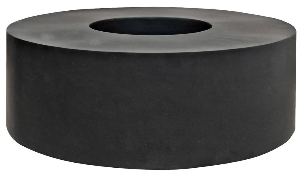 Květináč Jumbo Seating Round, barva černá, více velikostí - PotteryPots Velikost: - v. 47.5 cm, ⌀ 140 cm