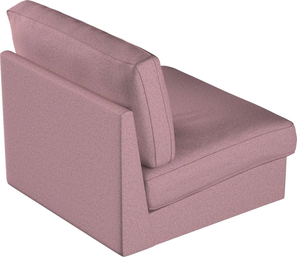 Potah na neskládací křeslo IKEA Kivik barva růžová látka pletený vzor