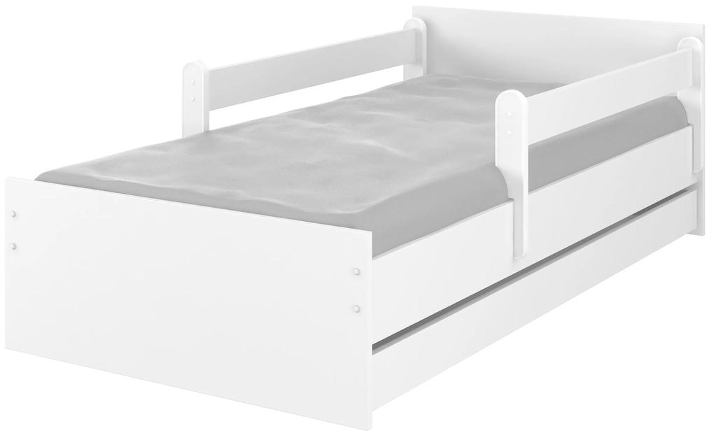 Dětská postel MAX bez motivu 180x90 cm - bílá