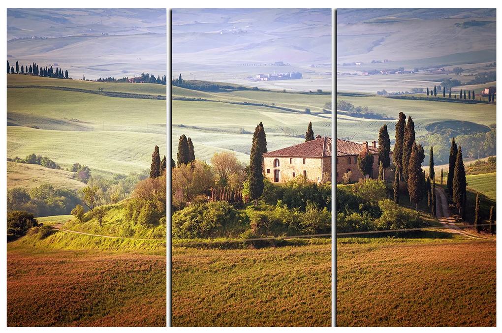 Obraz na plátně - Italská venkovská krajina 1156B (135x90 cm)