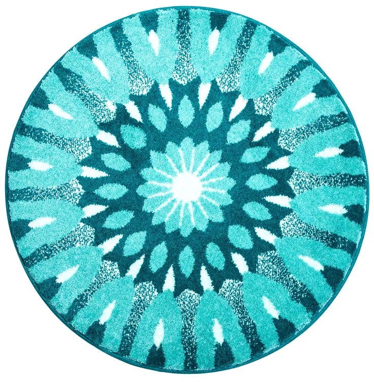 GRUND Mandala předložka CHRÁM DUŠE tyrkysová kruh 60 cm