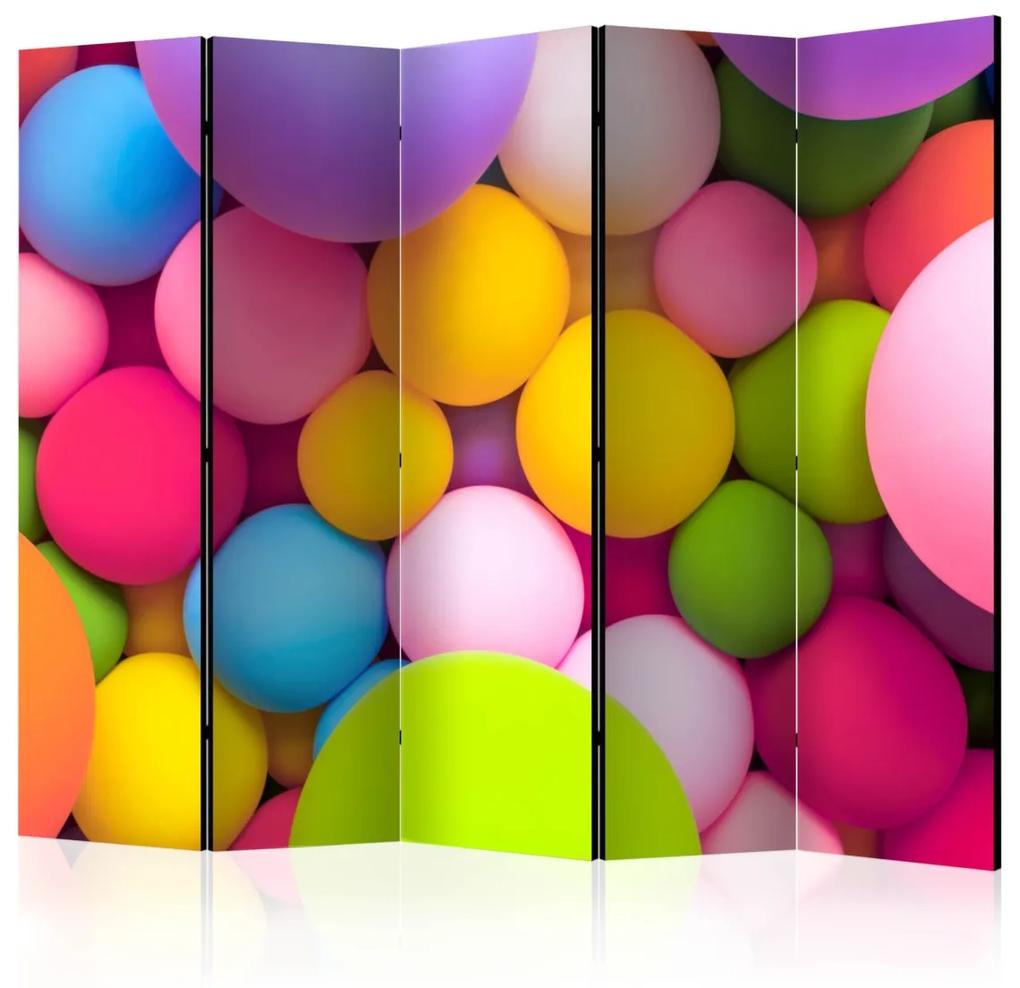 Paraván - Colourful Balls II [Room Dividers]