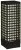 Outsunny ratanová venkovní lampa, solární zahradní lampa, automatické zapnutí, LED, odolná proti povětrnostním vlivům, kovový rám, 20 x 68 cm, šedá