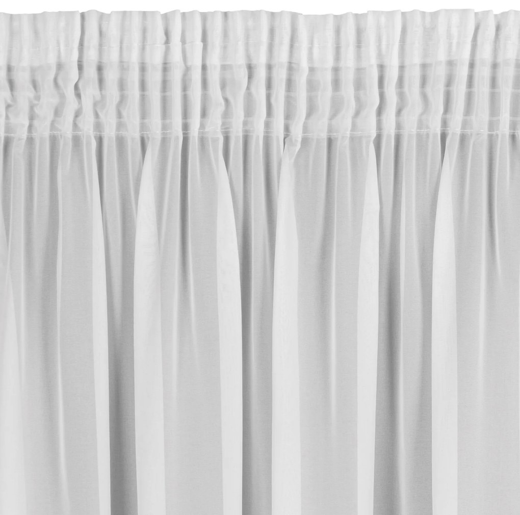 ZÁCLONA NA PÁSCE ARLETA 350X270 CM BÍLÁ