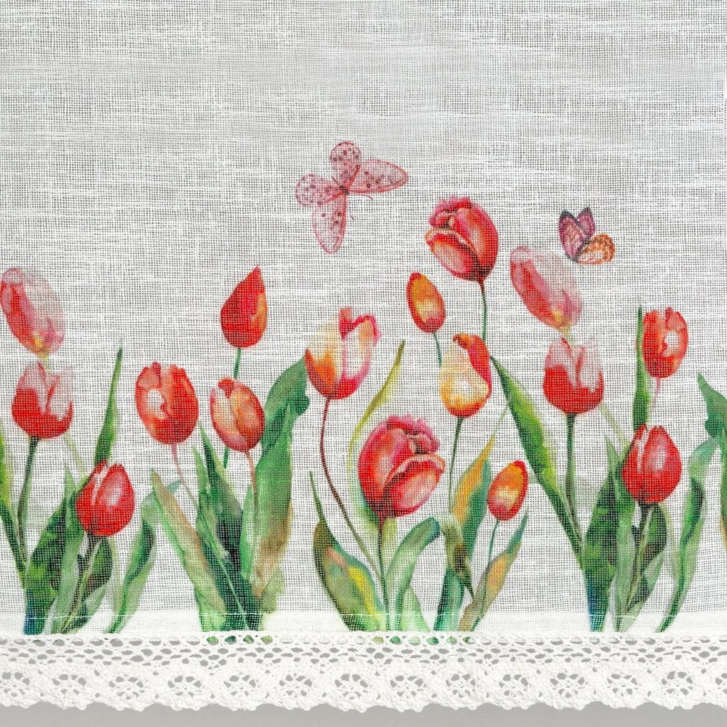 KRÁTKÁ ZÁCLONA NA PÁSCE STELLA 150X30 CM VÍCEBAREVNÁ