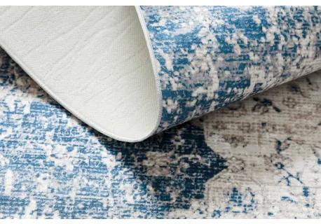 Dywany Luszczow Kusový koberec ANDRE pratelný Růžice 1819C vintage protiskluz, béžový / modrý Rozměr koberce: 160 x 220 cm