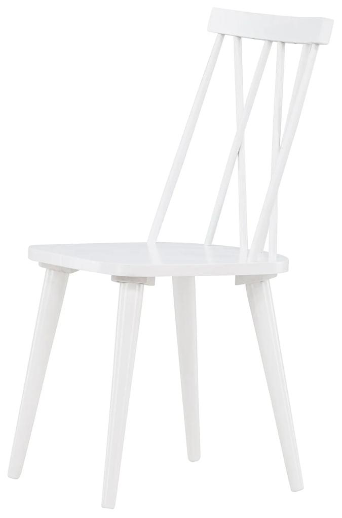 Jídelní židle Mariette, 2ks, bílá, 50x43x88