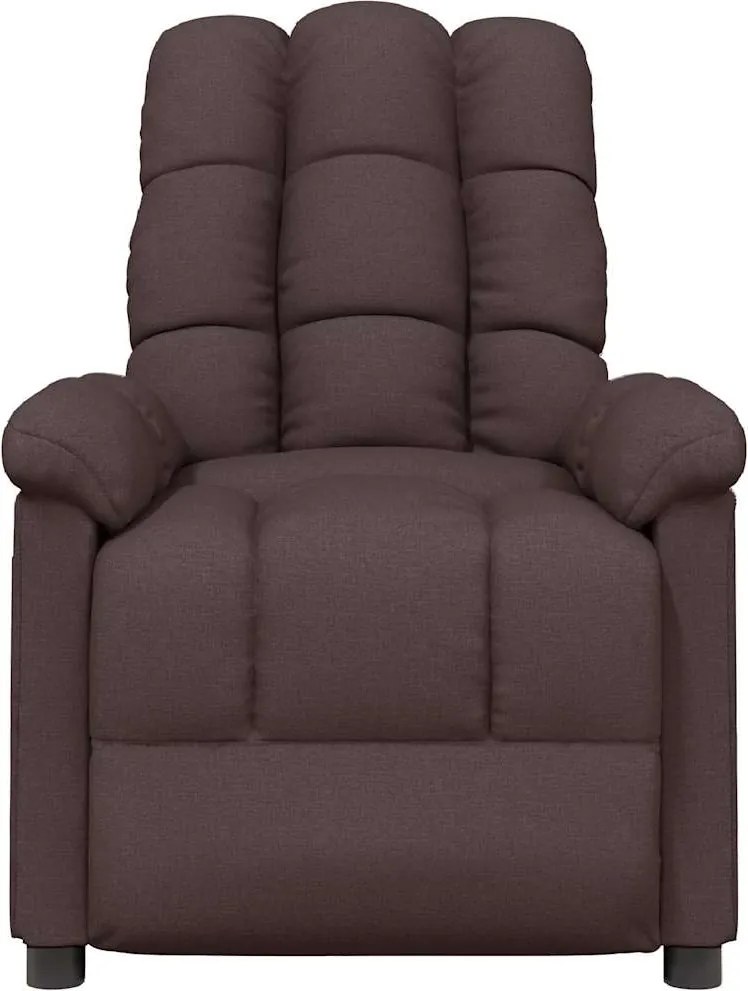 Masážní křeslo černé textil 289674